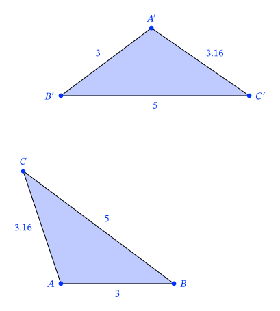 Lesson: Congruence of Triangles: SSS, SAS, and RHS | Nagwa