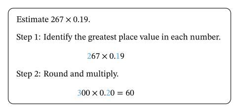 Lesson: Estimating Products: Decimals by Whole Numbers | Nagwa